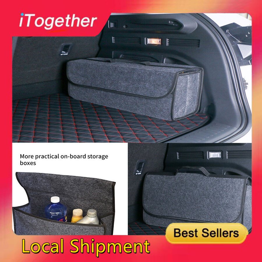Local fast shipment Compartment Boot Storage Organizer Tool Car Storage ...