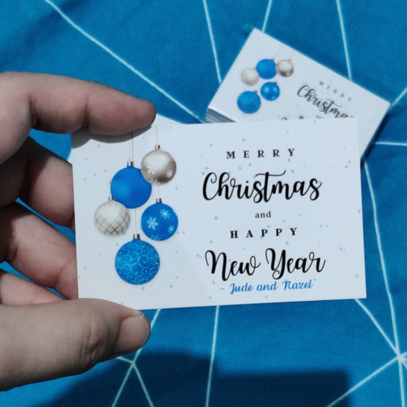 CUSTOMIZED GIFT TAG/CARD FOR CHRISTMAS & OTHER OCCASIONS | Shopee ...