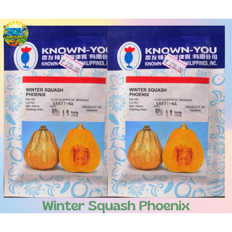 Known You Winter Squash Phoenix seed pack | Shopee Philippines