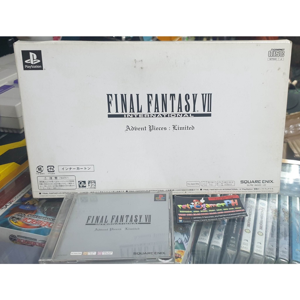 PlayStation Final Fantasy VII International Display Advent Pieces ...