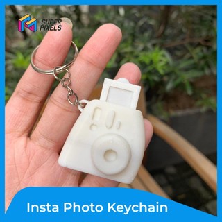 Insta Photo Camera Keychain Personalized with Photo Included | Shopee ...