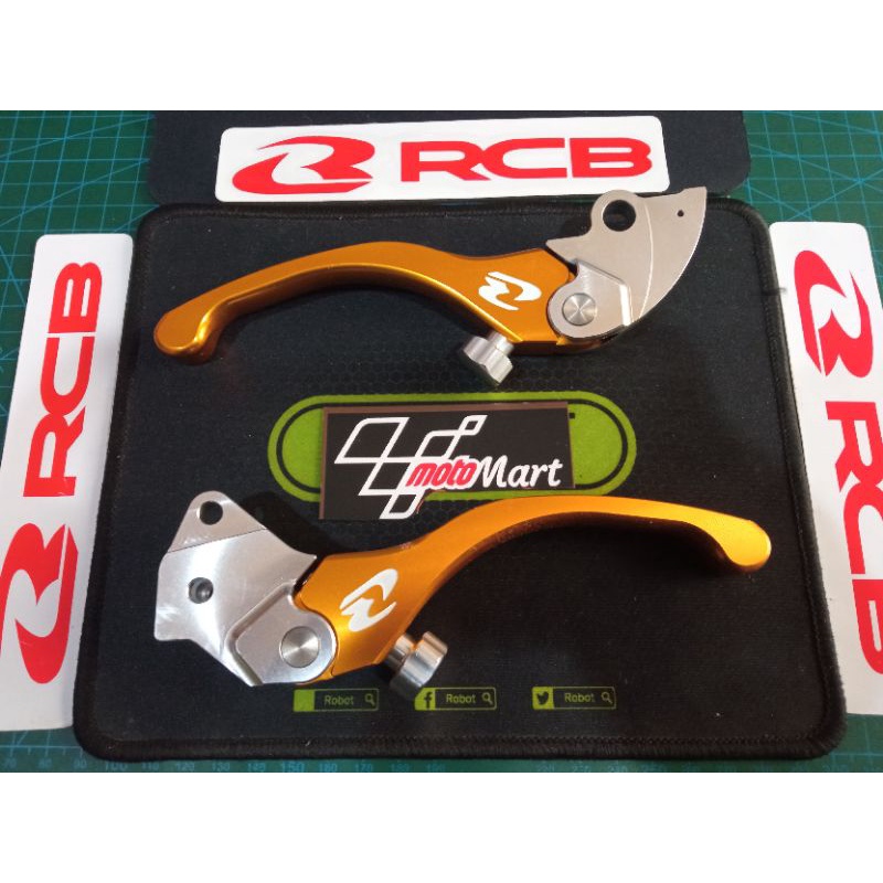 Brake Handle set Front And Rear by RCB S2 Lever series HONDA matic ...