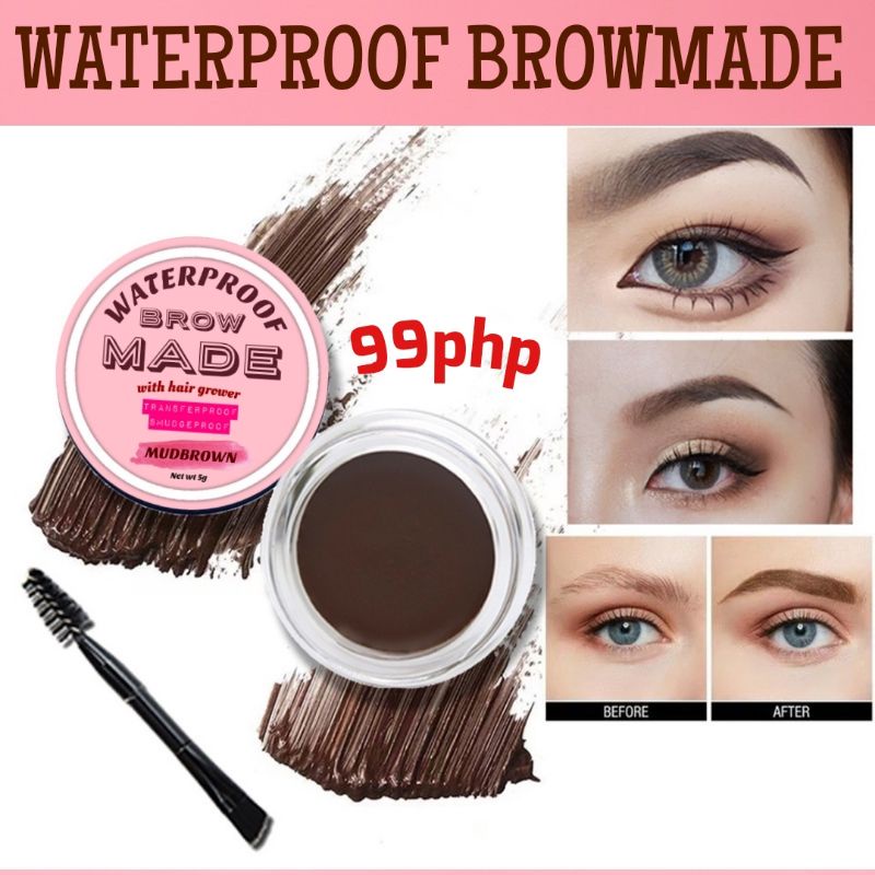 Waterproof Pomade with sticker, pouch and long duo brush FAST SHIP OUT ...