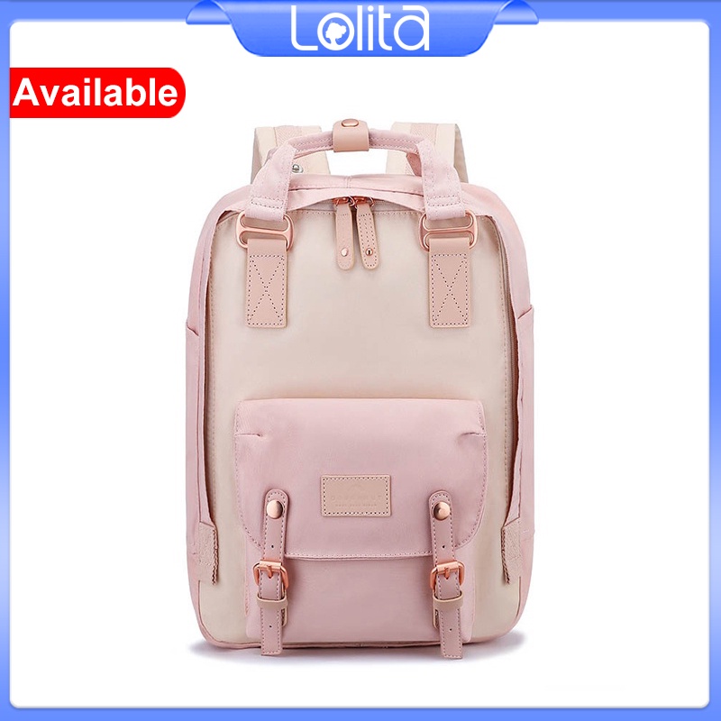 24H Ship Korean Women Doughnut Macaroon Backpack School Bag Waterproof ...