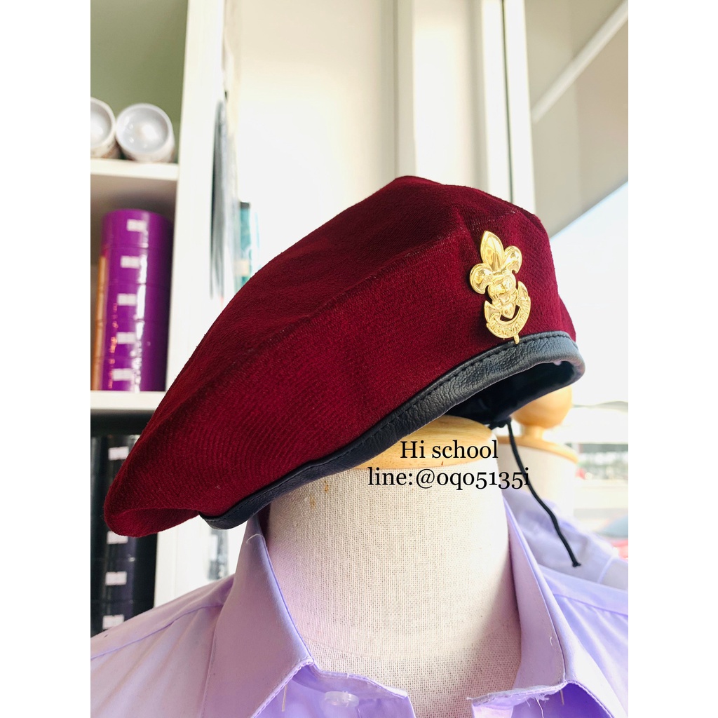 Beret Common Scout Cap Large Version Of Crimson Red Equipment (Not ...