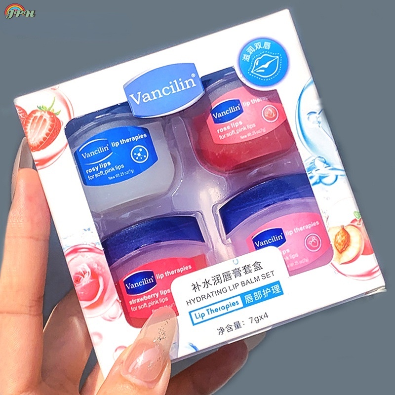 【JP4】Vaseline Lip Balm Moisturizing Lipstick Base Moisturizer Makeup Natural Plant Anti-Cracking ...