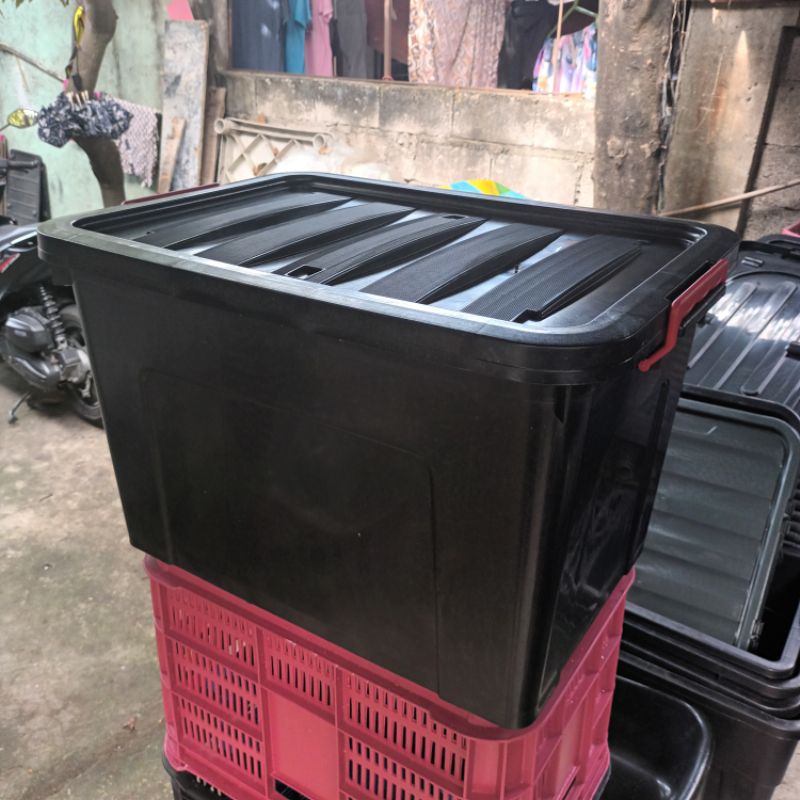 IMARA #780 80 LITERS STORAGE BOX - BLACK | Shopee Philippines
