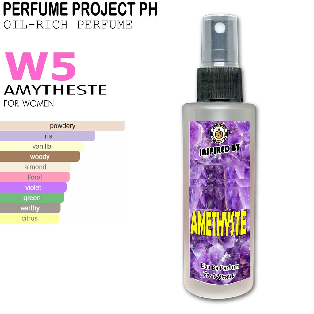PERFUME PROJECT W5 Inspired by Amethyste Perfume Oil Based | Shopee ...