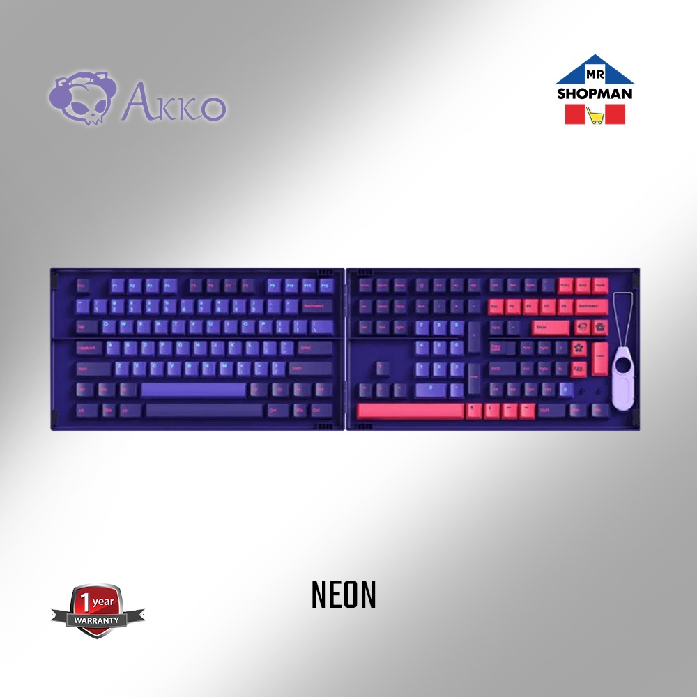 Akko Keycaps PBT / ABS Double Shot Full Key Cap Set for Mechanical ...