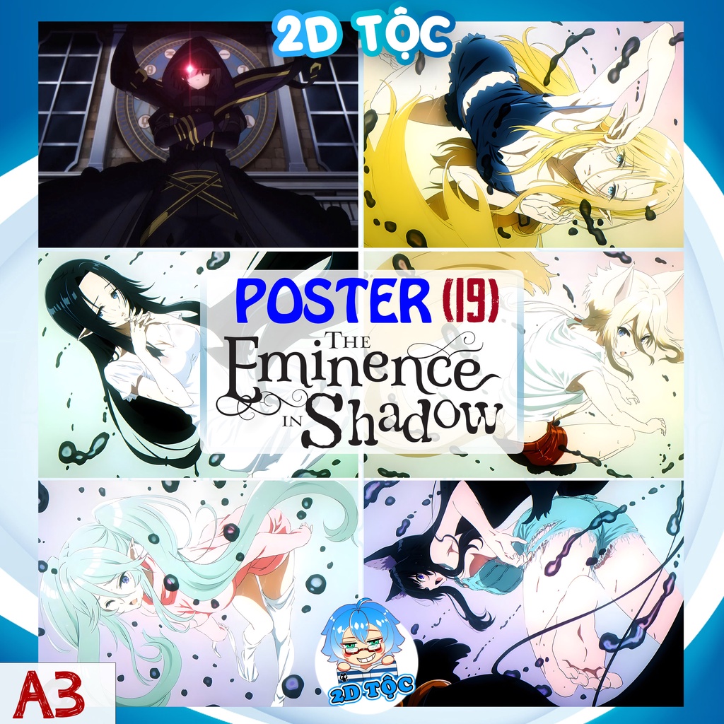 Standard quality A3 POSTER photo Anime Manga Kage no Jitsuryokusha ni ...