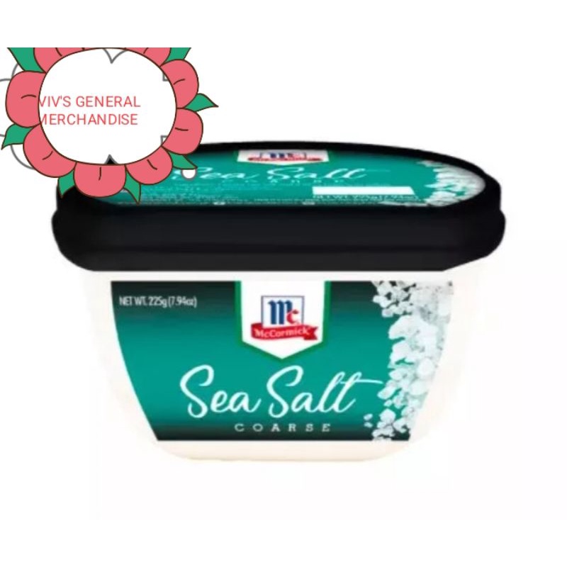 Mc Cormick Sea Salt Coarse ( 225g ) | Shopee Philippines