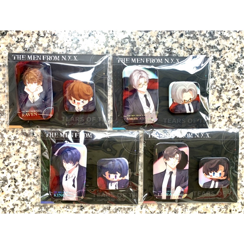 Tears of Themis The Men from NXX Badge Sets [OFFICIAL] | Shopee Philippines
