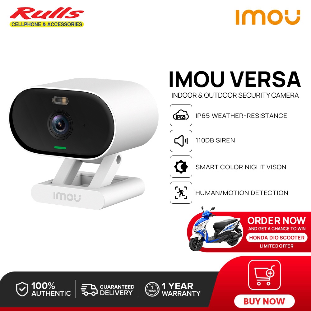 IMOU Versa Indoor & Outdoor Security Camera | Easy to Mount | Smart ...