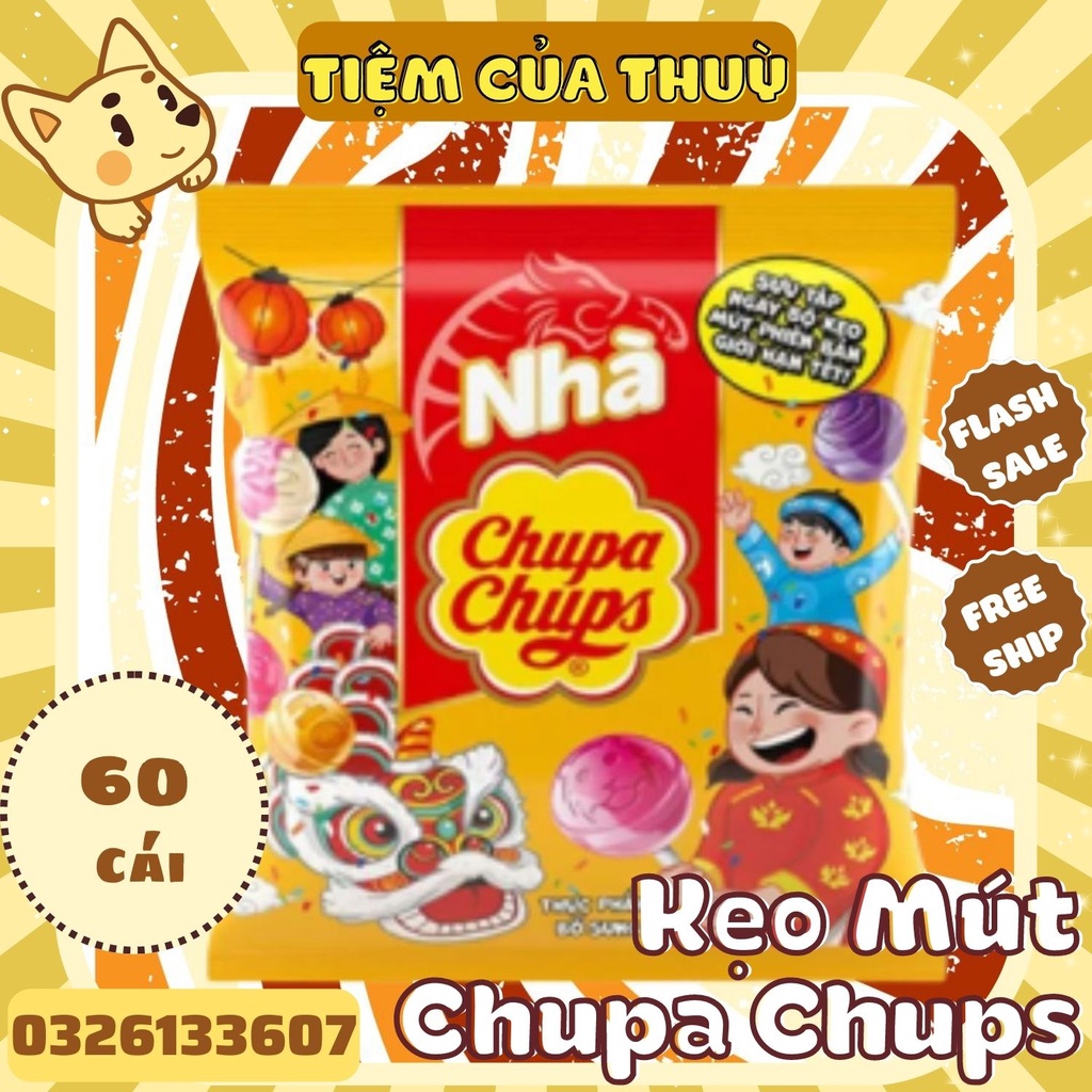 Bag Of 60 Chuppa Chups Mix Synthetic Lollipops | Shopee Philippines