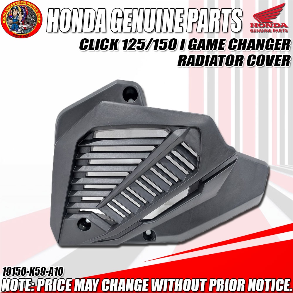 CLICK 125/150 I V2 / GAME CHANGER RADIATOR COVER (HPI) (Genuine: 19150 ...