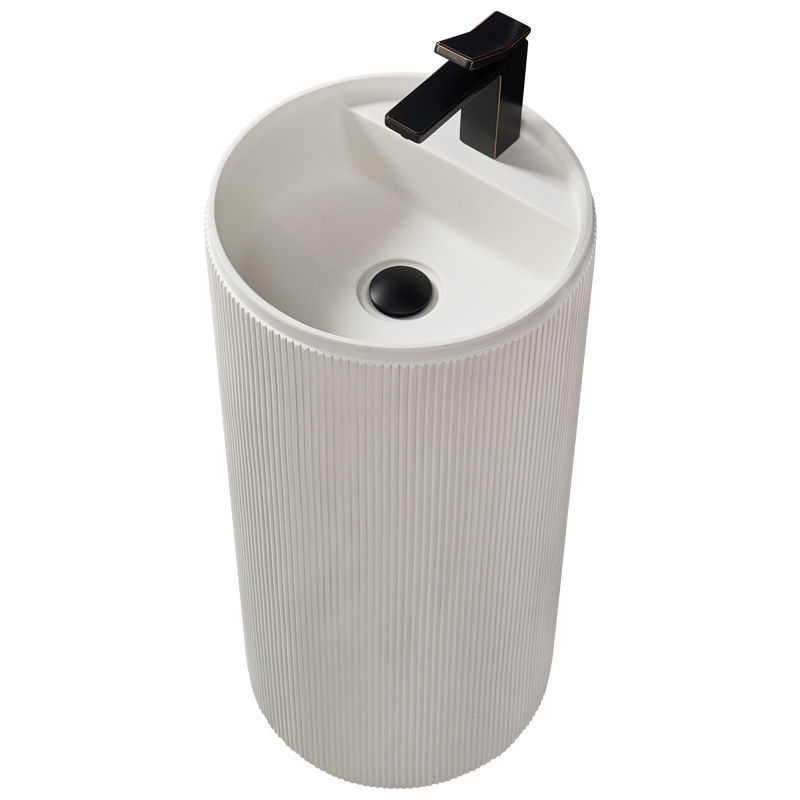 Pedestal Basin Column Type Washbasin Sink Home Standing Integrated ...