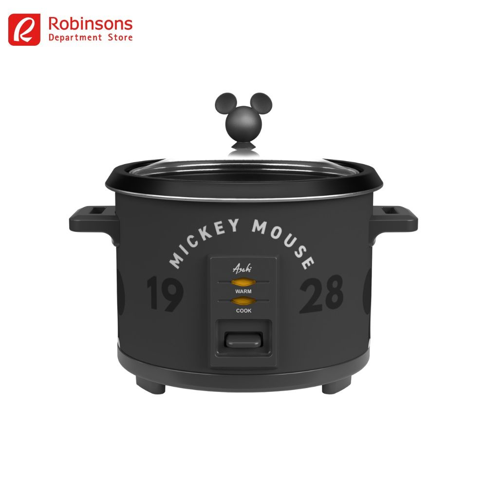 Asahi Disney Collection DRC-201 5-Cups Rice Cooker (Black) | Shopee ...