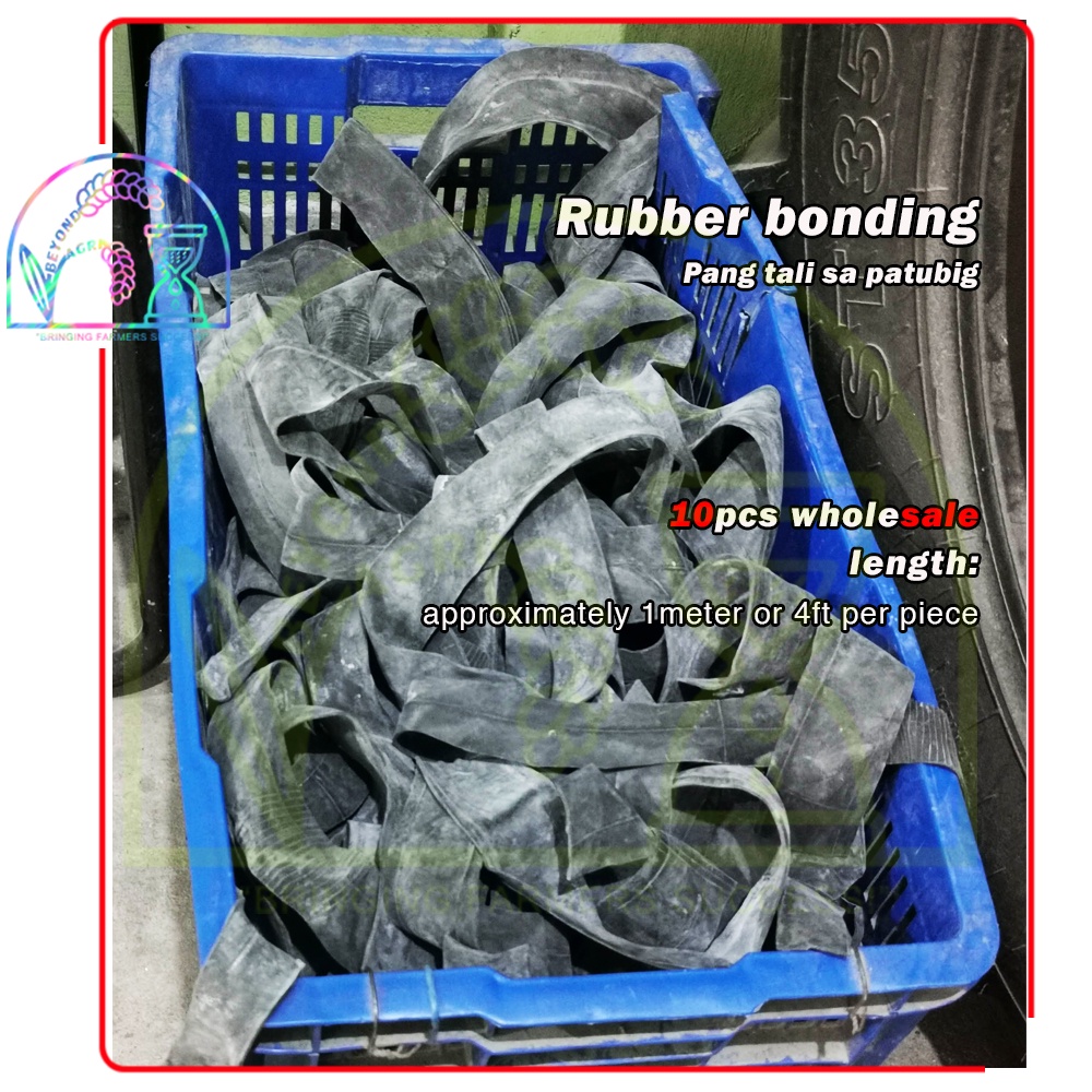 Rubber bonding bond panali goma pang tali patubig made from defect ...