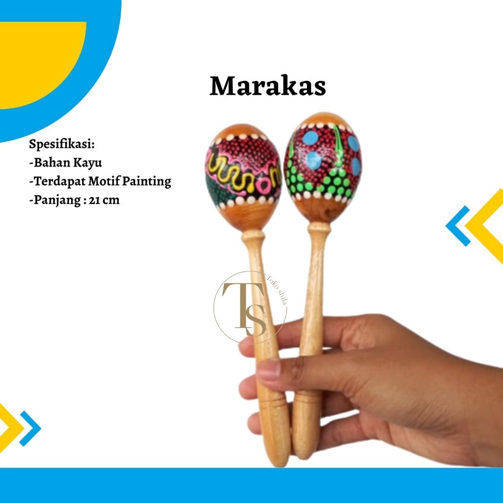 Traditional Musical Instrument Maracas Long Egg | Shopee Philippines