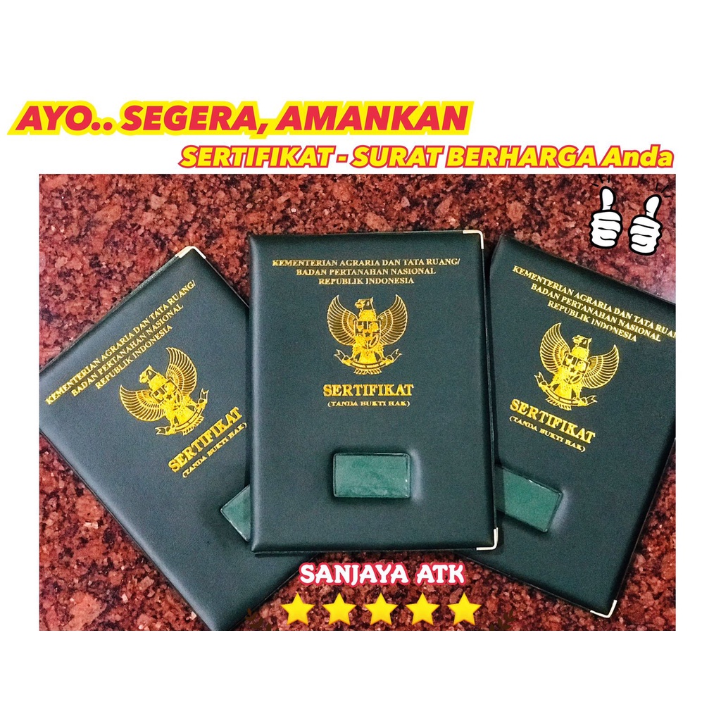Land CERTIFICATE COVER / LAND CERTIFICATE MAP / WITHOUT FOAM | Shopee ...