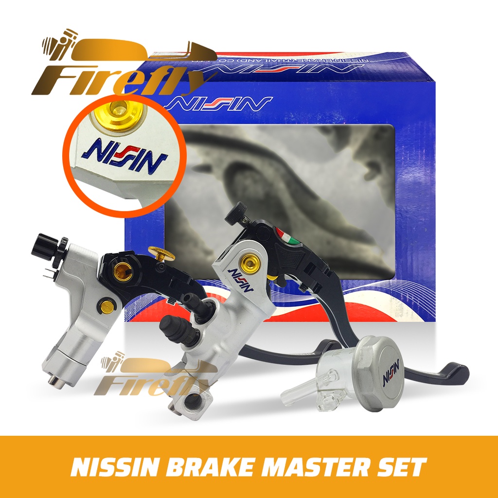 Nissin Brake Master and Clutch Lever Set with (Tank and Bolts) Premium ...