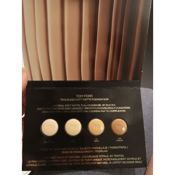 Tom Ford Traceless Soft Matte Foundation Porcelain Fawn Sepia