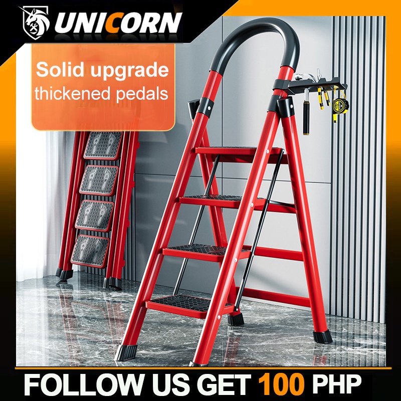 Household Indoor Folding step ladder 6 Step ladder aluminum ladders ...