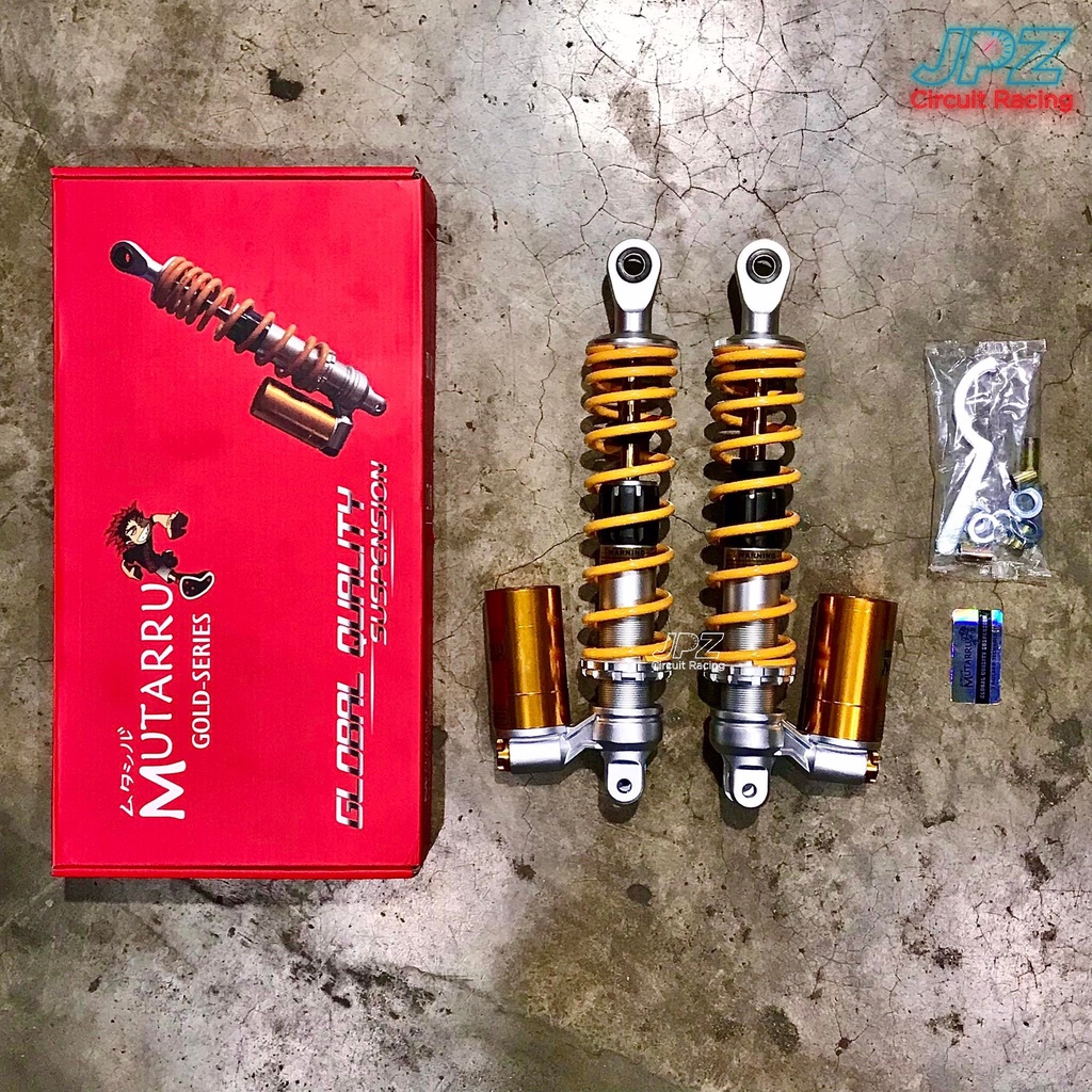 MUTARRU 305mm DUAL SHOCK w/ INVERTED PREMIUM CANISTER for YAMAHA AEROX ...