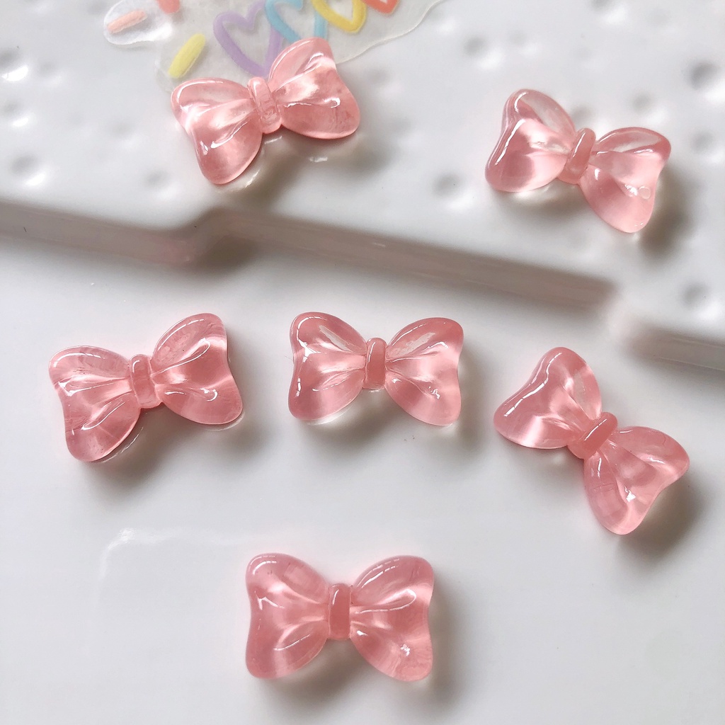 Cartoon Bowknot Jibits for Crocs Resin Flower Jibbits Charm Candy ...