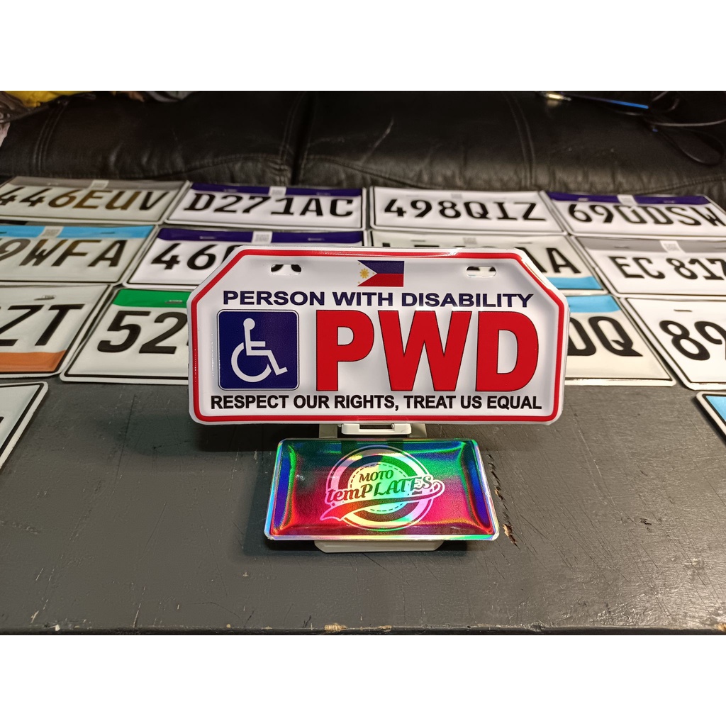 PWD RA7277 STANDARD MC PLATE ORDINARY AND REFLECTORIZED | Shopee ...