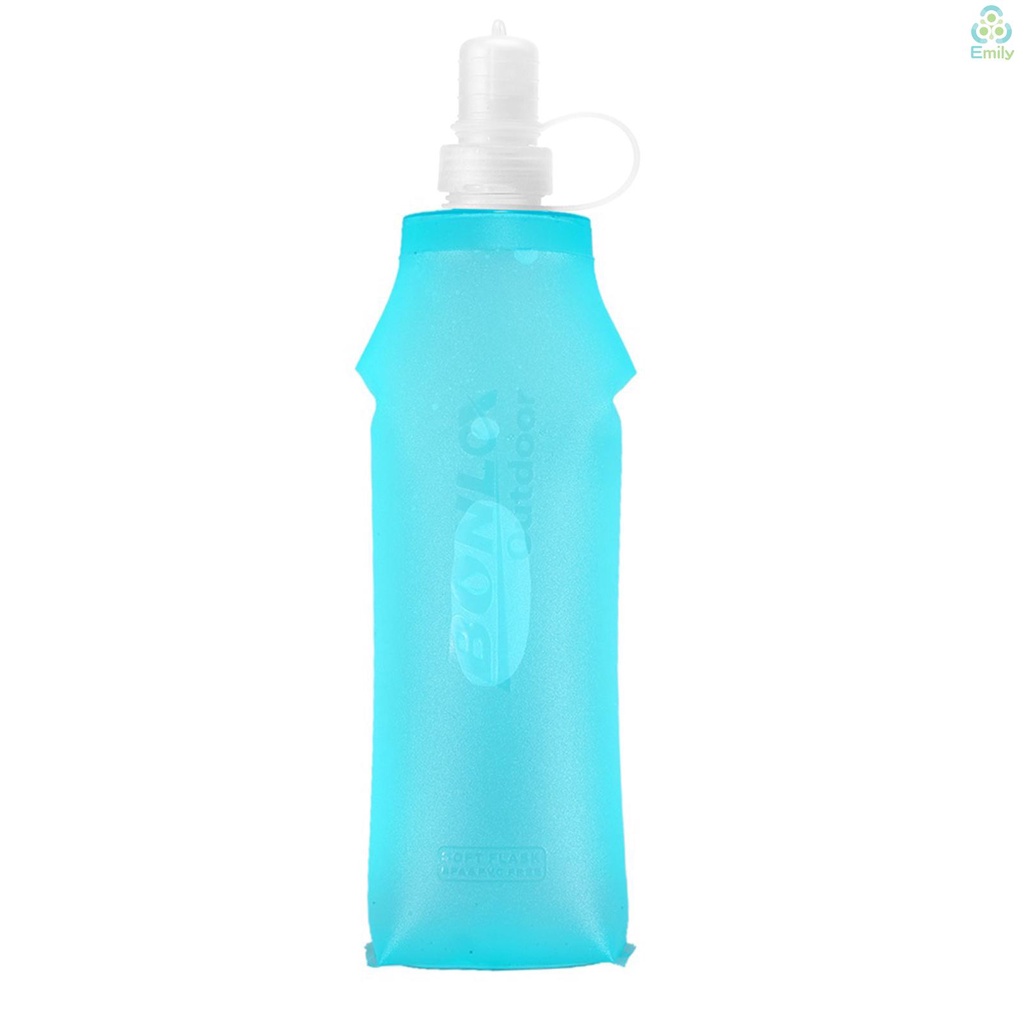 TPU Folding Soft Flask Sport Water Bottle Running Camping Hiking Water ...