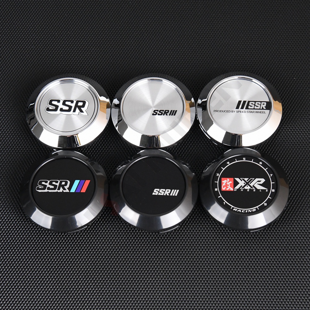 4PCS XXR Wheel Caps 60MM Clip Diameter Sport Rim Cover Cap SSR Logo ...