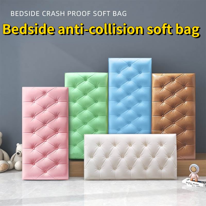 Bed Surrounding Soft Cover Headboard Anti-collision 3d Self-adhesive ...