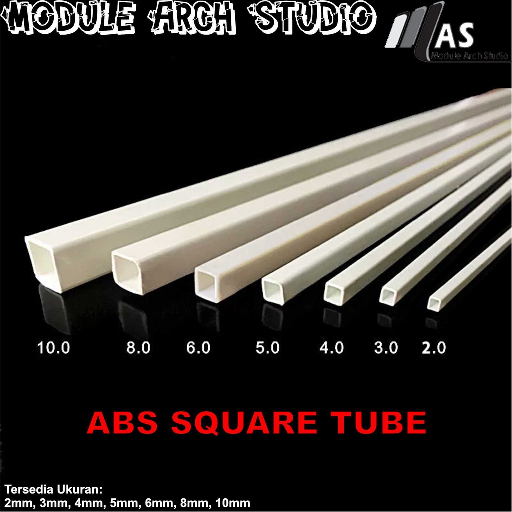 ABS Square Tube - Maket Square PIPE - Square PLASTIC Stick | Shopee ...