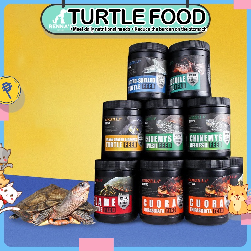 Renna's Turtle Food With Healthy Nutrients And Vitamins Reptile Turtle ...