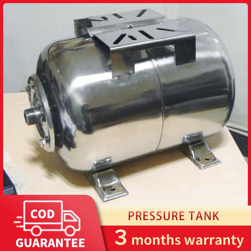 24HS 50HS Horizontal Bladder Tank Stainless Steel Type Pressure Tank ...