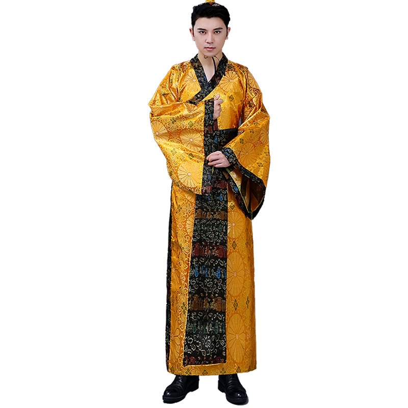 Men emperor Chinese Style Ancient costume Male Tang Dynasty Hanfu ...