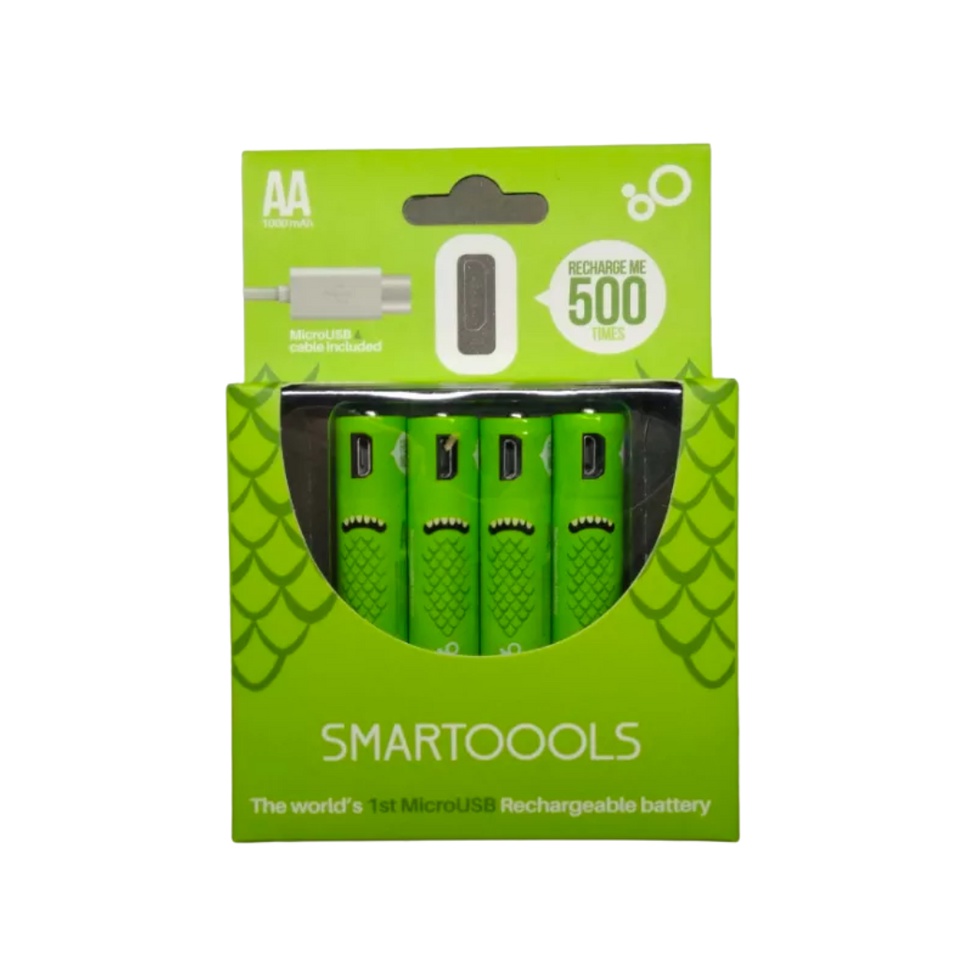 Berde SMARTOOOLS Rechargeable AA Batteries | Shopee Philippines