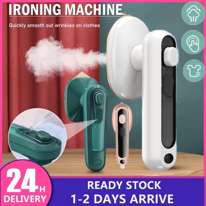 Steam electric Iron for Clothes household hand-held portable fast 2 in ...