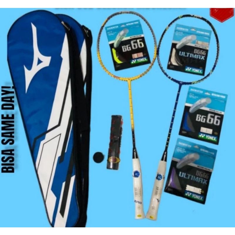 Mizuno Powerblade Bamboo 77 88 Badminton Racket Ori Bamboo | Shopee ...