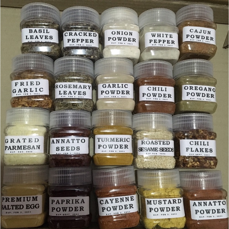 Herbs and Spices in a 100 ml jar | Shopee Philippines