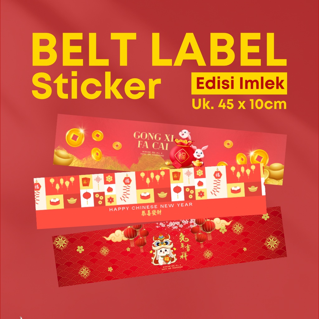 Sticker / PAPER / LABEL BELT PAPER ( IMLEK EDITION / CHINESE NEW YEAR ...