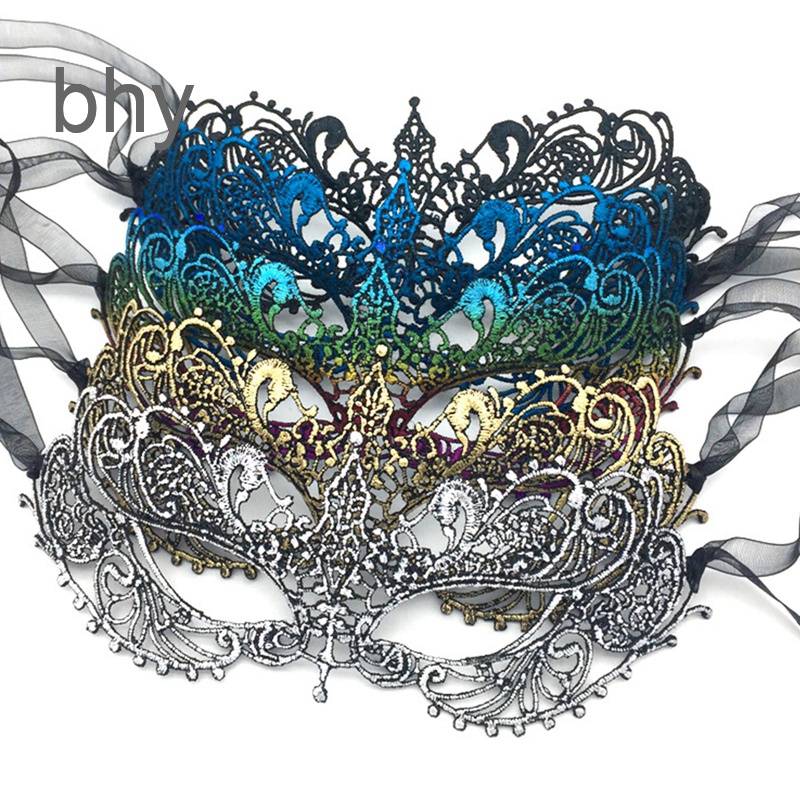 bhy Dancing Party Gilded Masquerade Prom Sexy Lace Mask Halloween ...