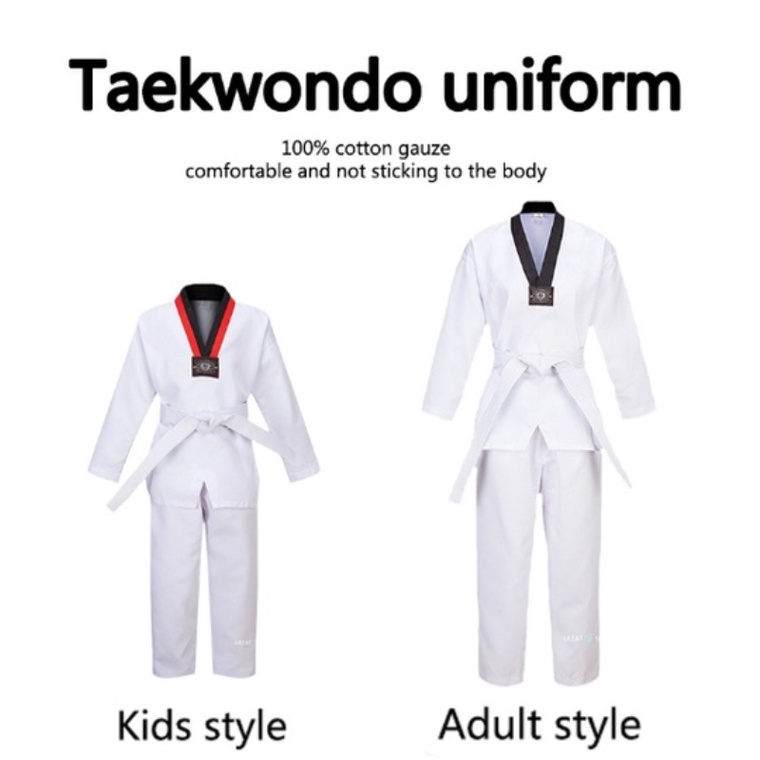 Dobuk Taekwondo uniform Dobok Taekwondo Uniform cotton Karate Suit For ...