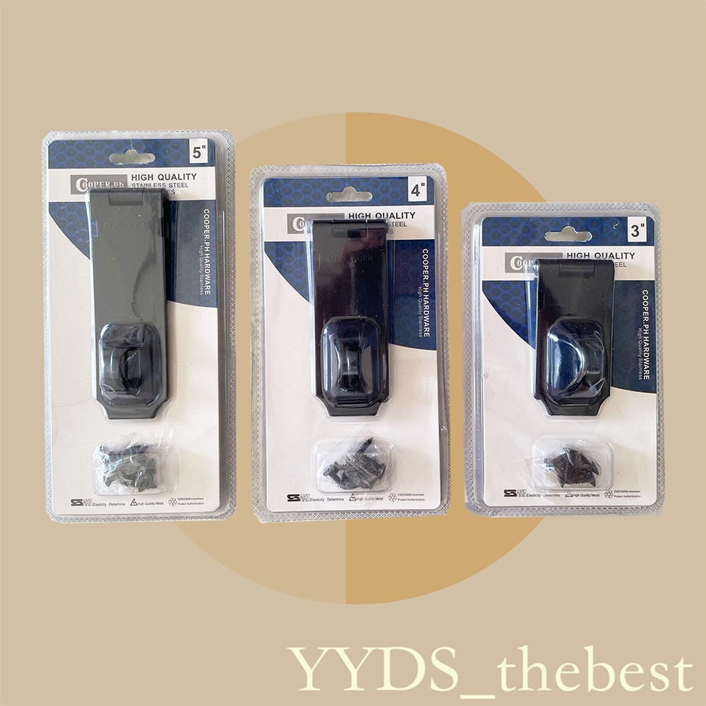 cooper.ph Hasp Lock Thick Metal Plate Heavy Duty 3" 4" 5" SOLD PER ...