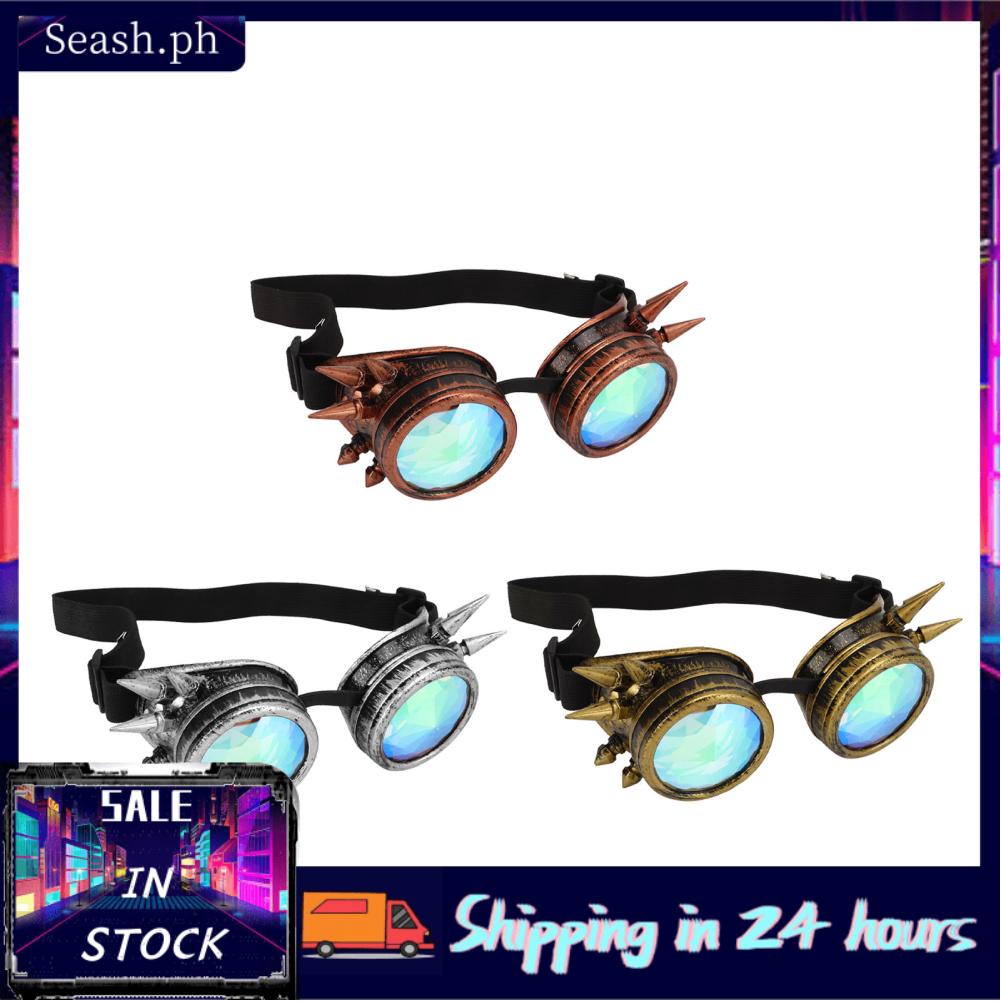 Seashorehouse Halloween Kaleidoscope Rave Goggles Rainbow Crystal ...