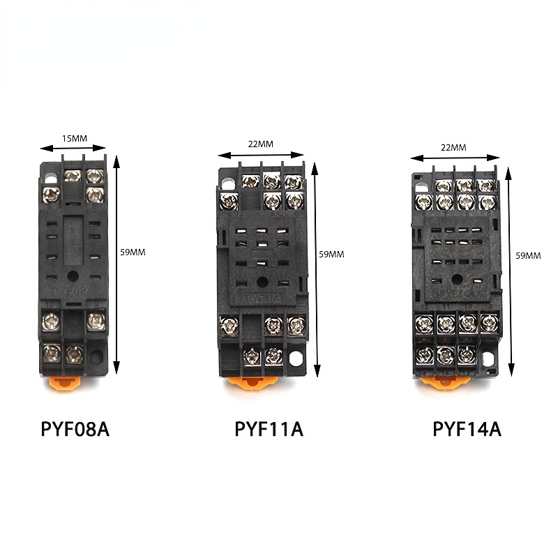 1pcs Relay Base Socket 8pin 14pin PYF08A PYF014A For Small Intermediate ...