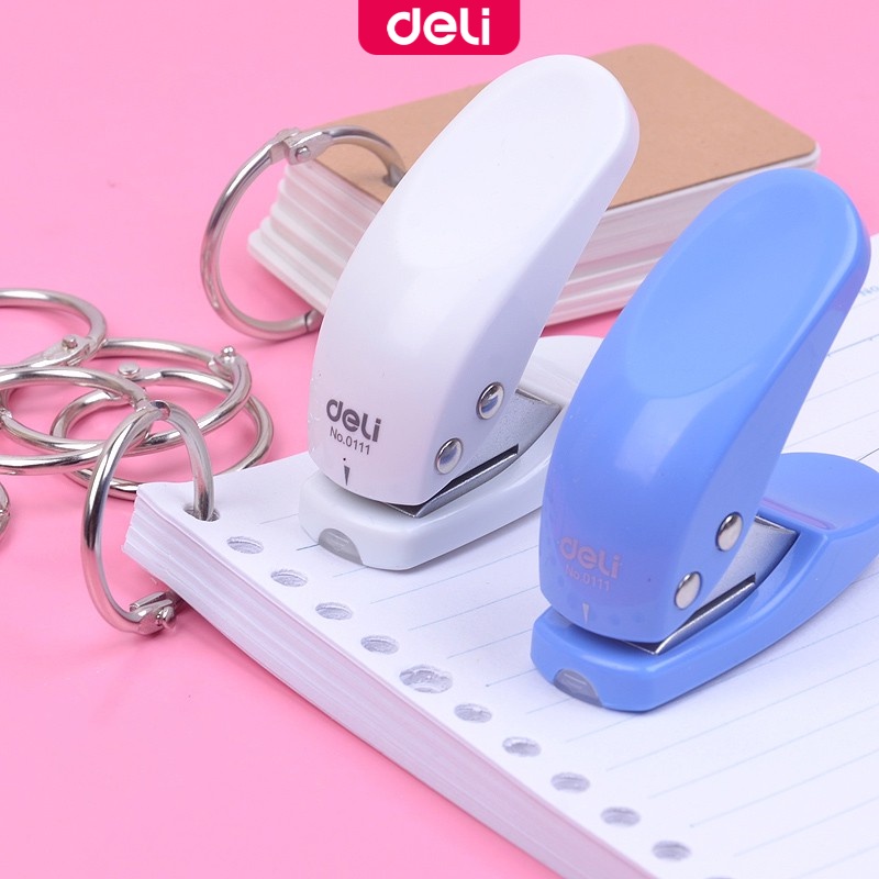 Deli 1 Hole Paper Punch Puncher Round Hole 6mm for A4/A5/B5 ...