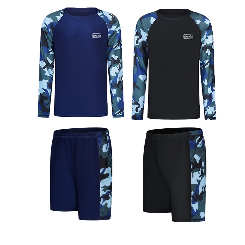 8-14yrs Boys Rash Guard set Terno Swimsuit Kids Beach Water Shorts Swim ...
