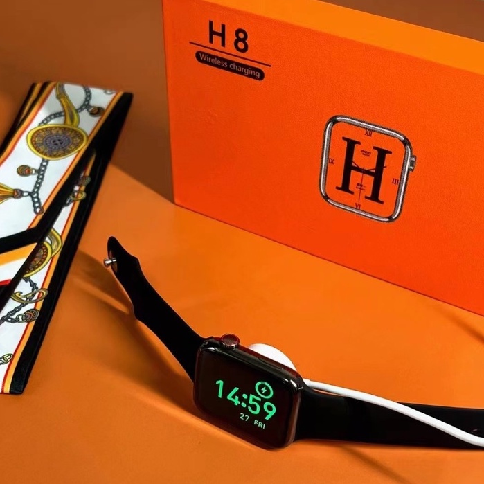 iWO H8 Smartwatch heart rate Monitor Bluetooth Call 2.0 inch HD Screen ...